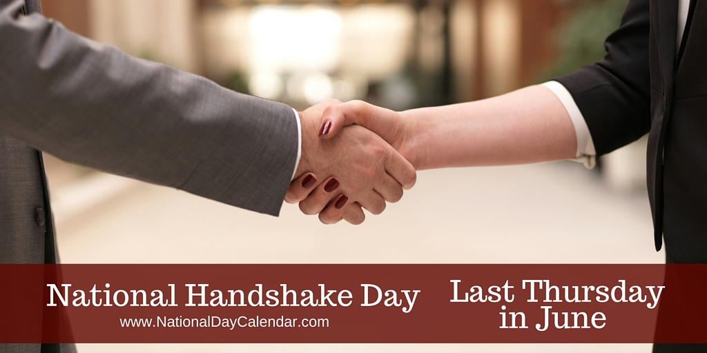 National Handshake Day – Write Justified